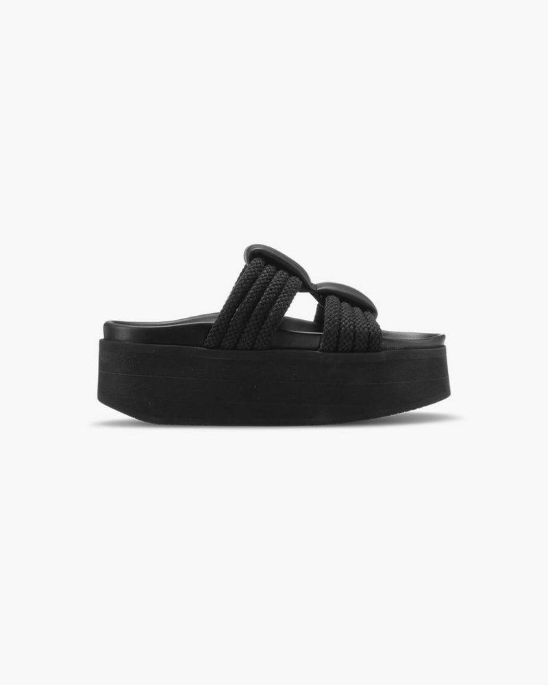 Sandales Cord Athena - Black | The Bradery